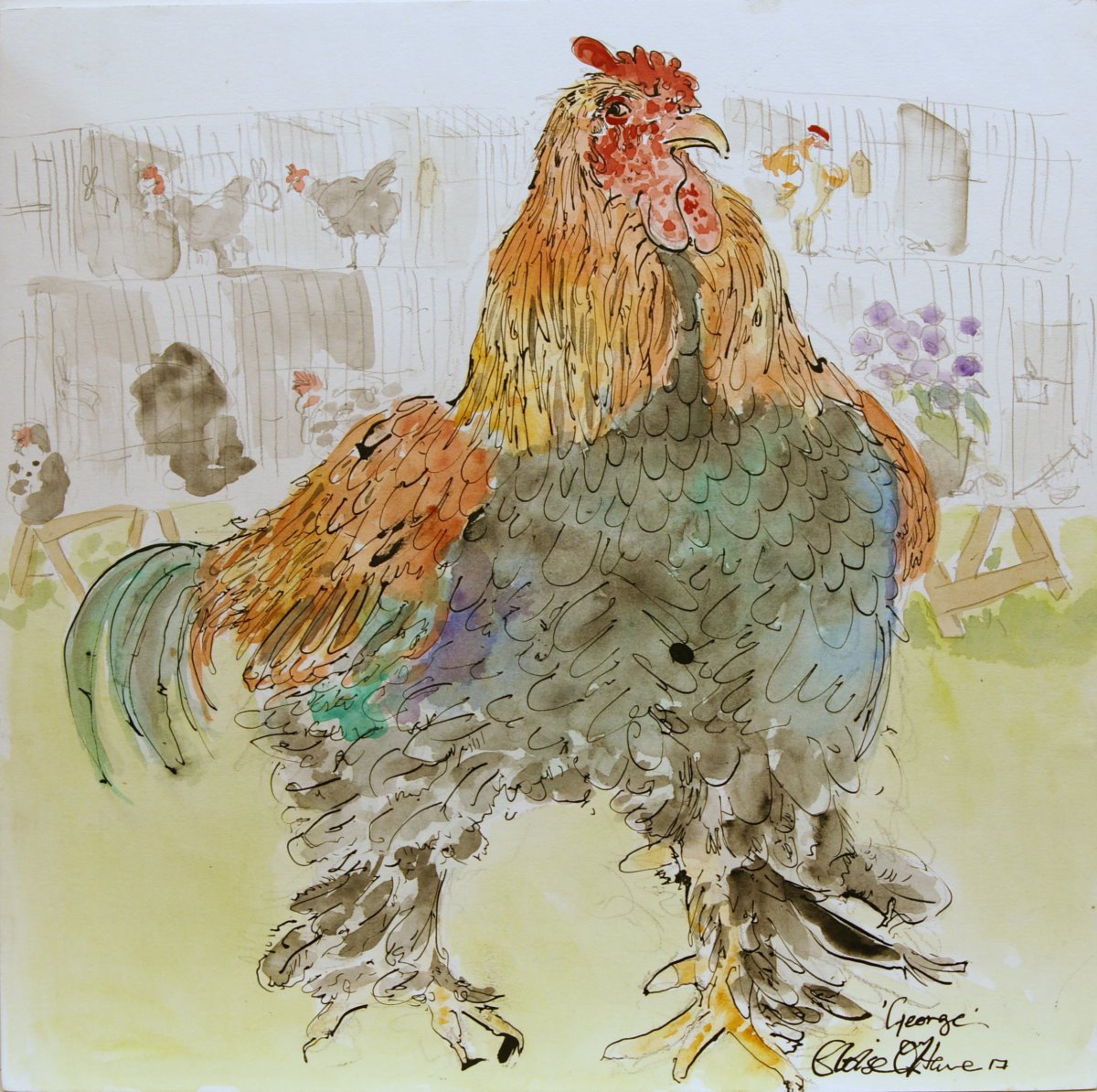 Mixed Media Norfolk Artist Eloise O’Hare | Paint Out