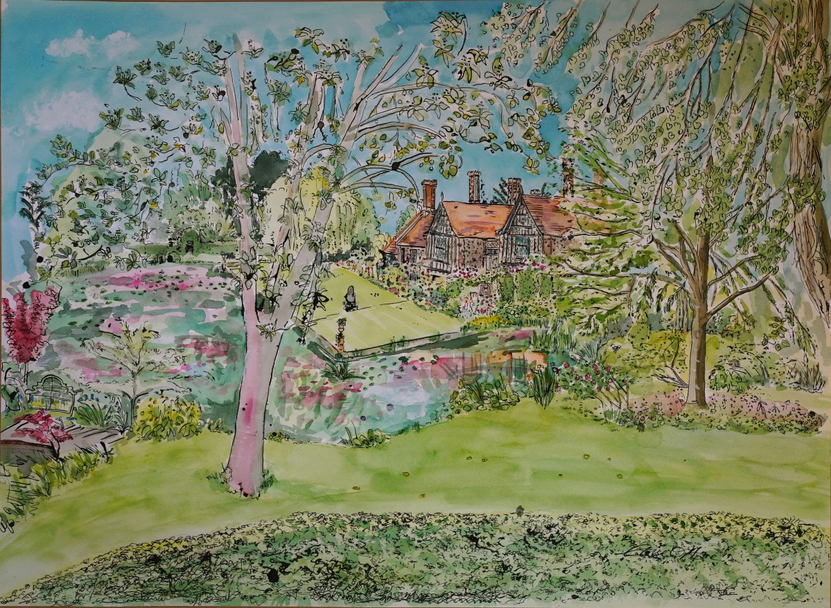 Paint Out Gardens Elsing Hall Norfolk Art Gallery | Paint Out